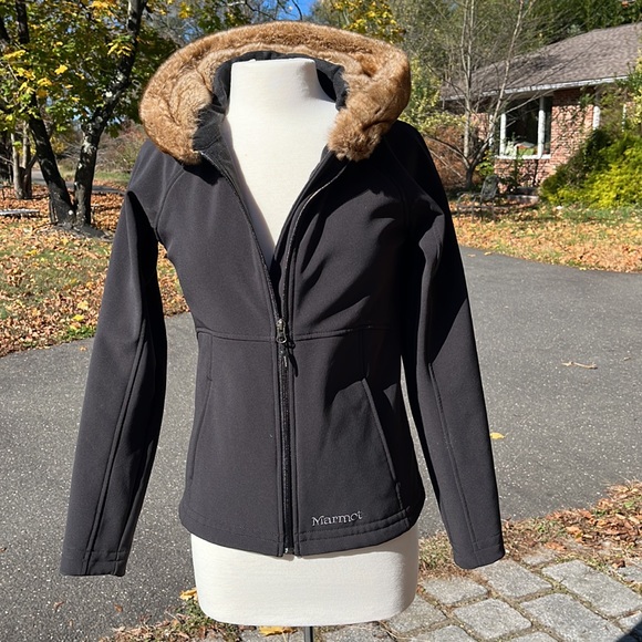 Marmot | Jackets & Coats | Marmot Jacket Black Waterproof Fitted Fully ...